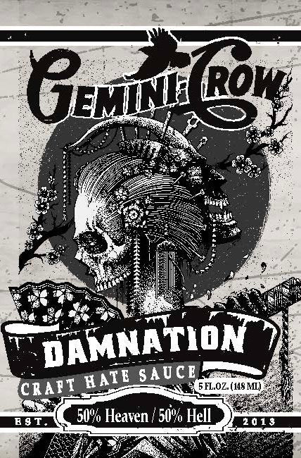 HS - DAMNATION – Gemini Crow Hot Sauce Company